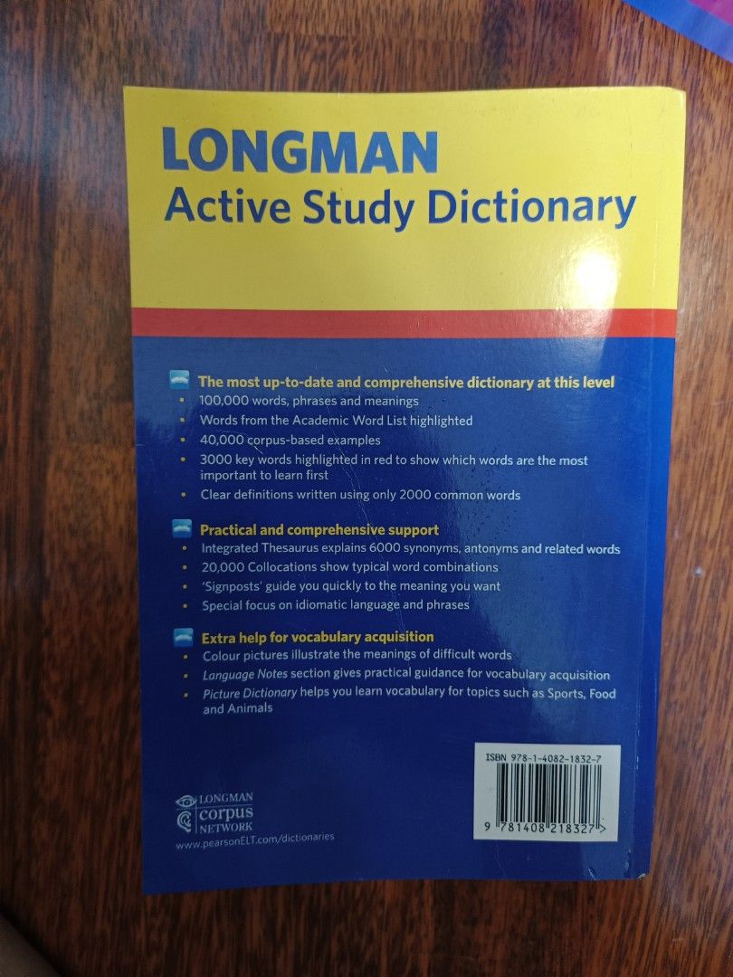 (EN) Longman Active Study Dictionary (5th Edition), Hobbies & Toys ...
