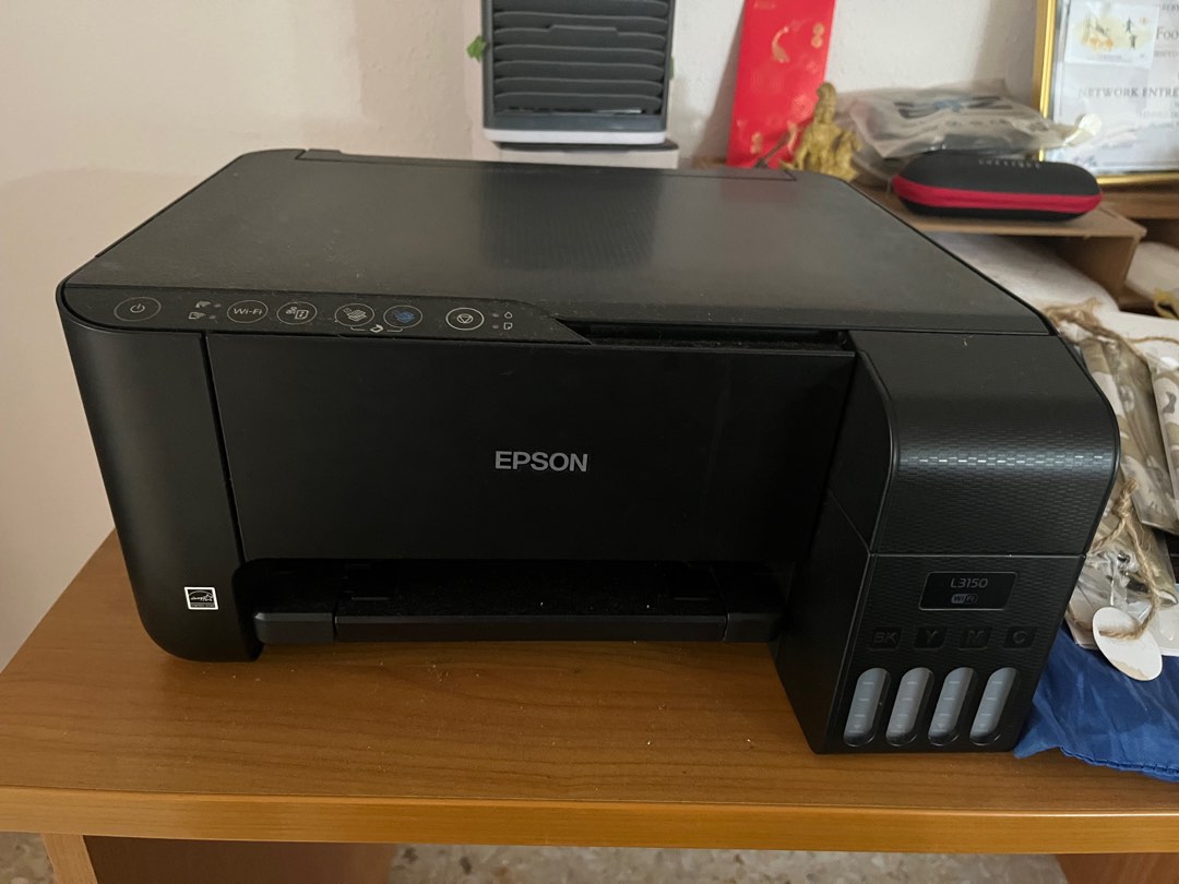 Epson Printer L3150 eco tank, Computers & Tech, Printers, Scanners ...
