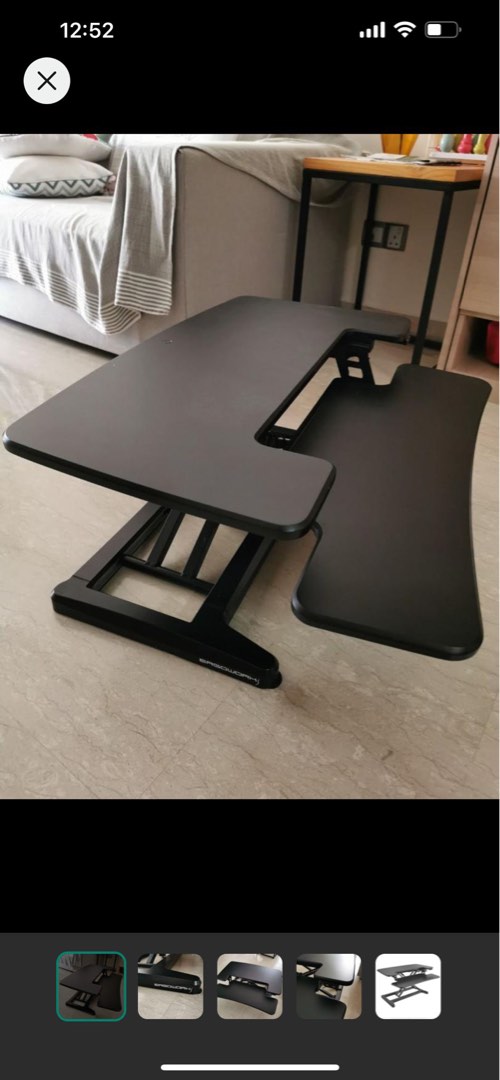 ERGOWORKS Electric Sit Stand Desk Converter (M Series) - EW-EMT107M ...