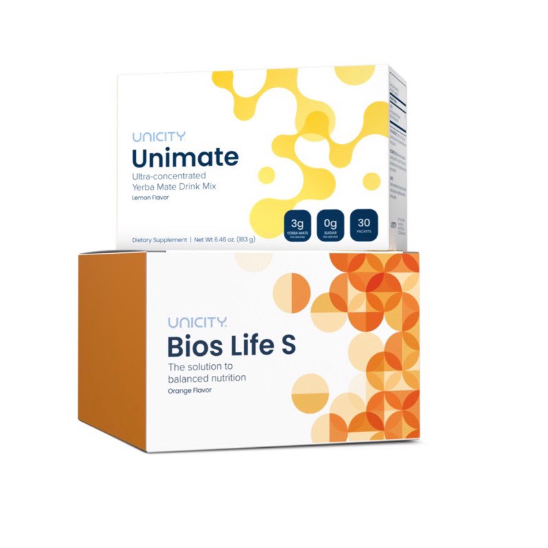 Unicity Feel Great Set / Bios Life S + Unimate, Health & Nutrition ...