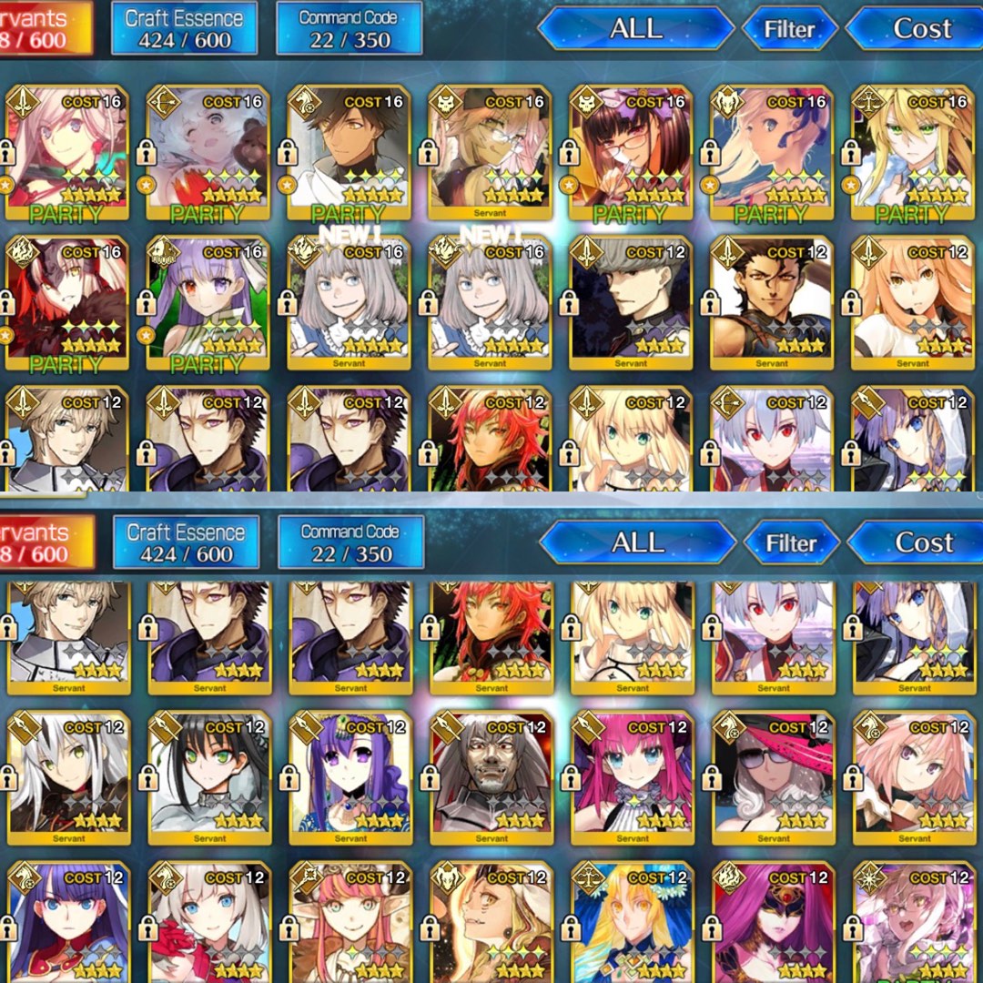 FGO NA Account 11 SSR Oberon & Koyanskaya, Hobbies & Toys, Toys & Games on Carousell