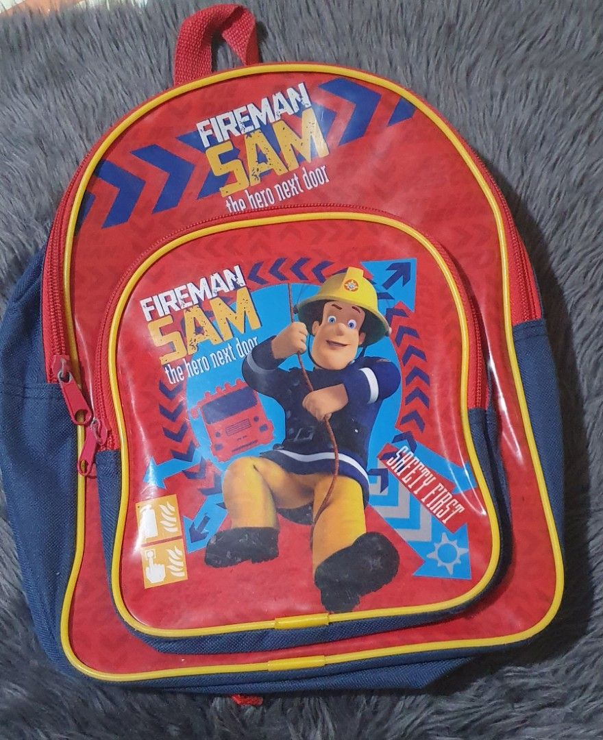Fireman Sam Backpack, Babies & Kids, Babies & Kids Fashion on Carousell