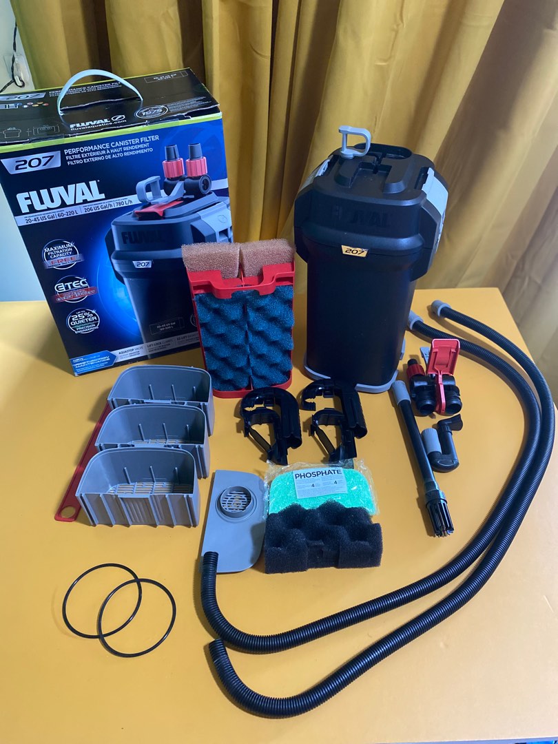 Fluval 207 Canister Filter, Pet Supplies, Homes & Other Pet Accessories ...