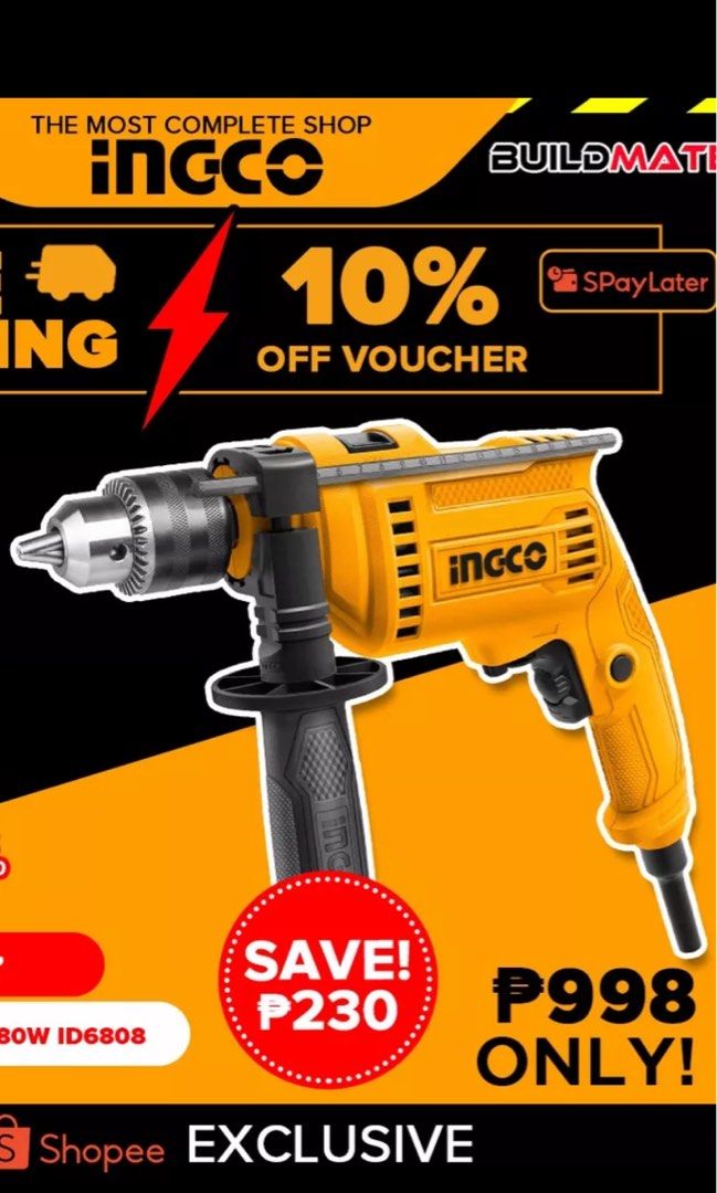 FOR SALE ingco impact drill hammer on Carousell