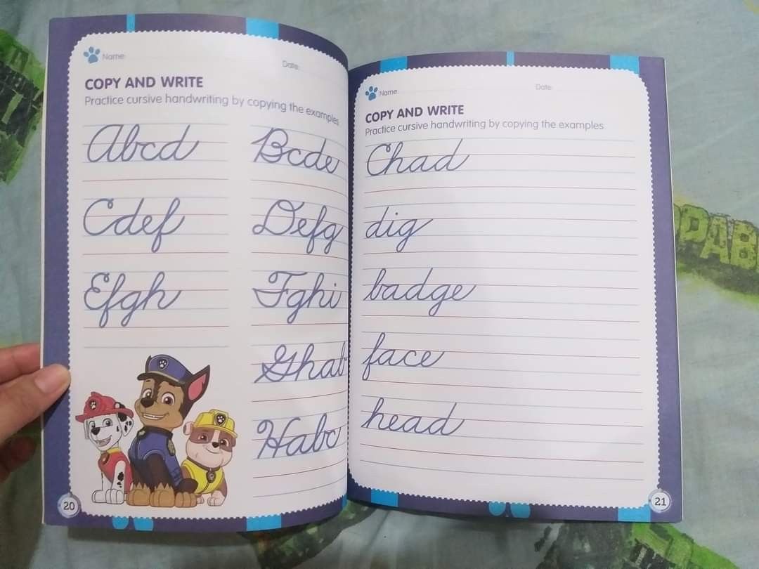 For Sale Paw Patrol My Cursive Writing WorkBook: Pages: 64, Hobbies ...