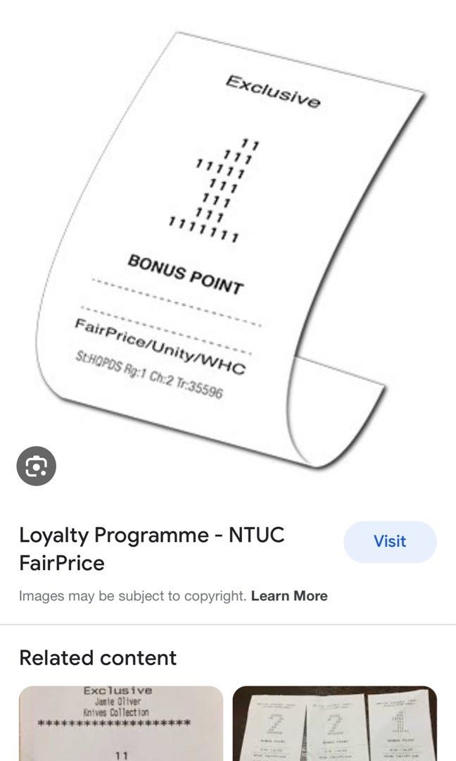 FREE NTUC bonus points, Tickets & Vouchers, Vouchers on Carousell