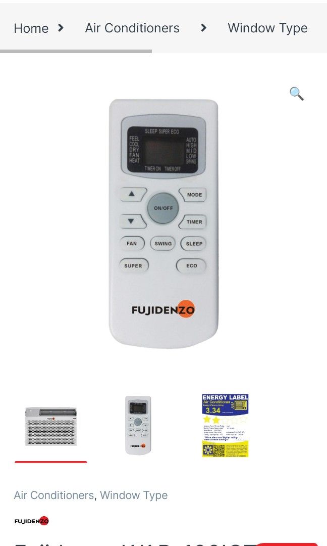 FUJIDENZO INVERTER GRADE R32 REFRIGERANT, TV & Home Appliances, Air ...