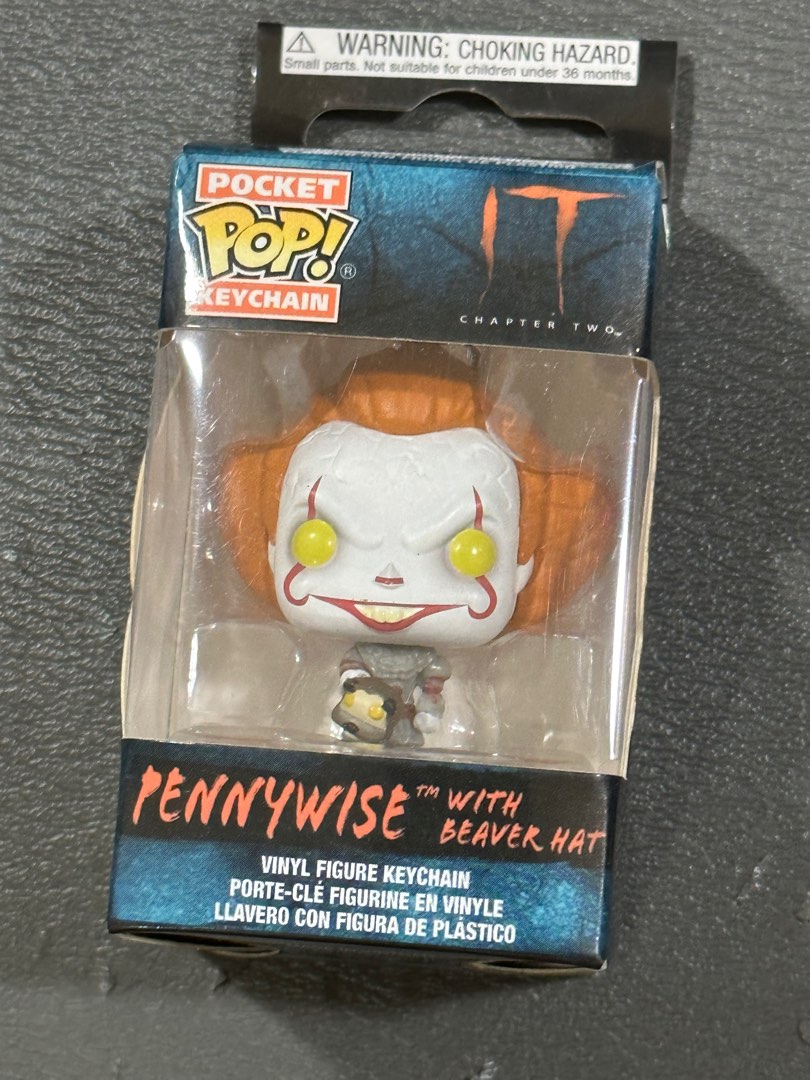 Funko Keychain: Pennywise with beaver hat on Carousell