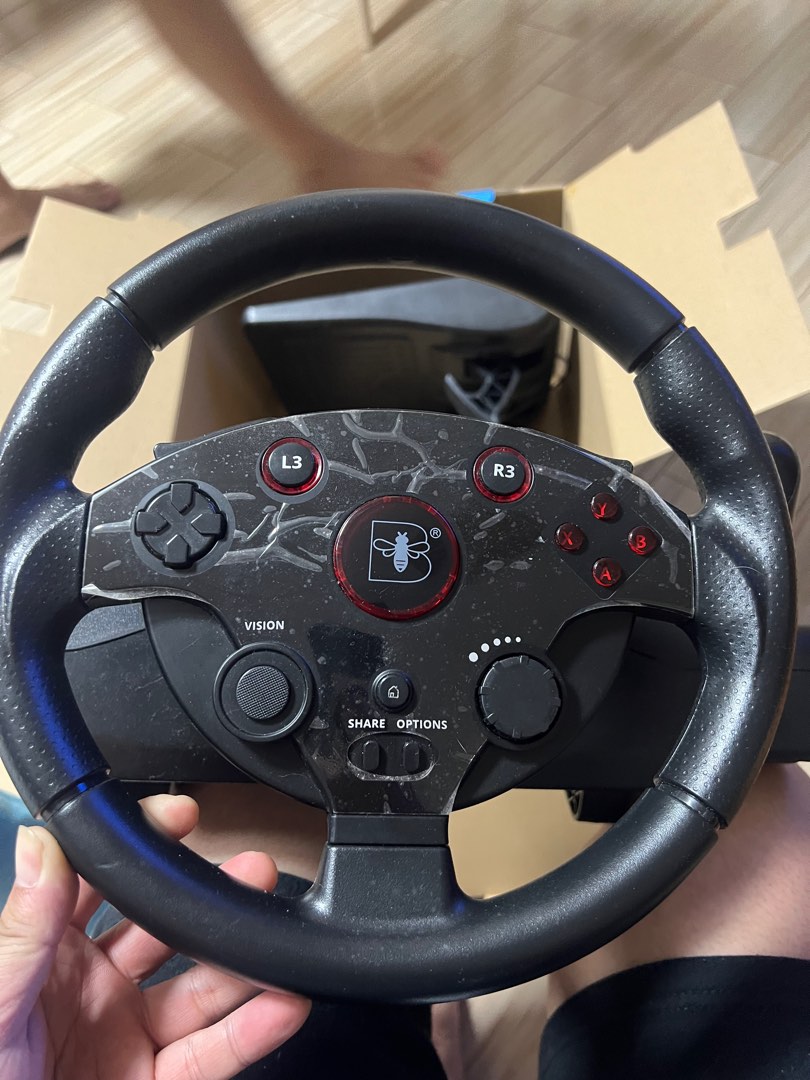 Gameline Bee Racing Wheel 1+1, Video Gaming, Gaming Accessories ...
