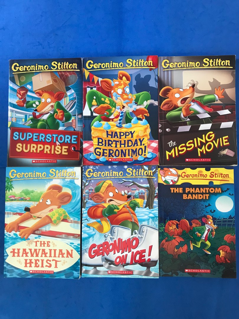 6 X Geronimo Stilton Books as shown ( bundle of 6), Hobbies & Toys ...