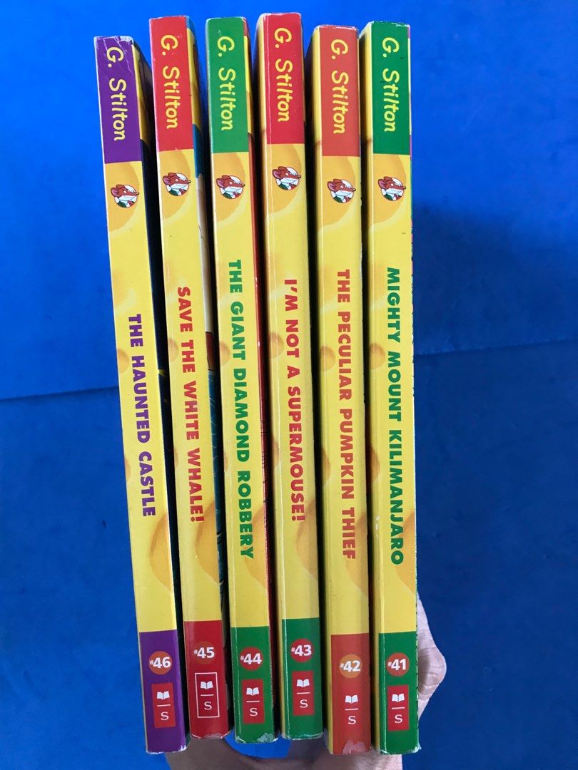 6 X Geronimo Stilton Books as shown ( bundle of 6), Hobbies & Toys ...