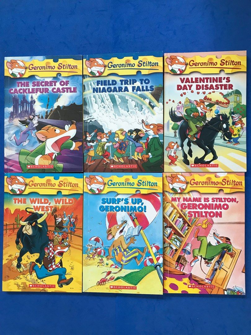 6 X Geronimo Stilton Books as shown ( bundle of 6), Hobbies & Toys ...