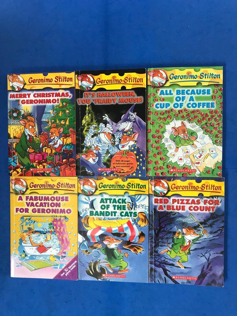 6 X Geronimo Stilton Books as shown ( bundle of 6), Hobbies & Toys ...