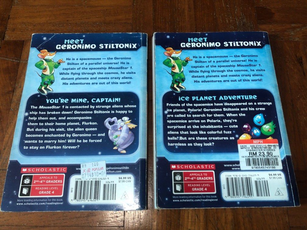 Geronimo Stilton Space mice series, Hobbies & Toys, Books & Magazines ...