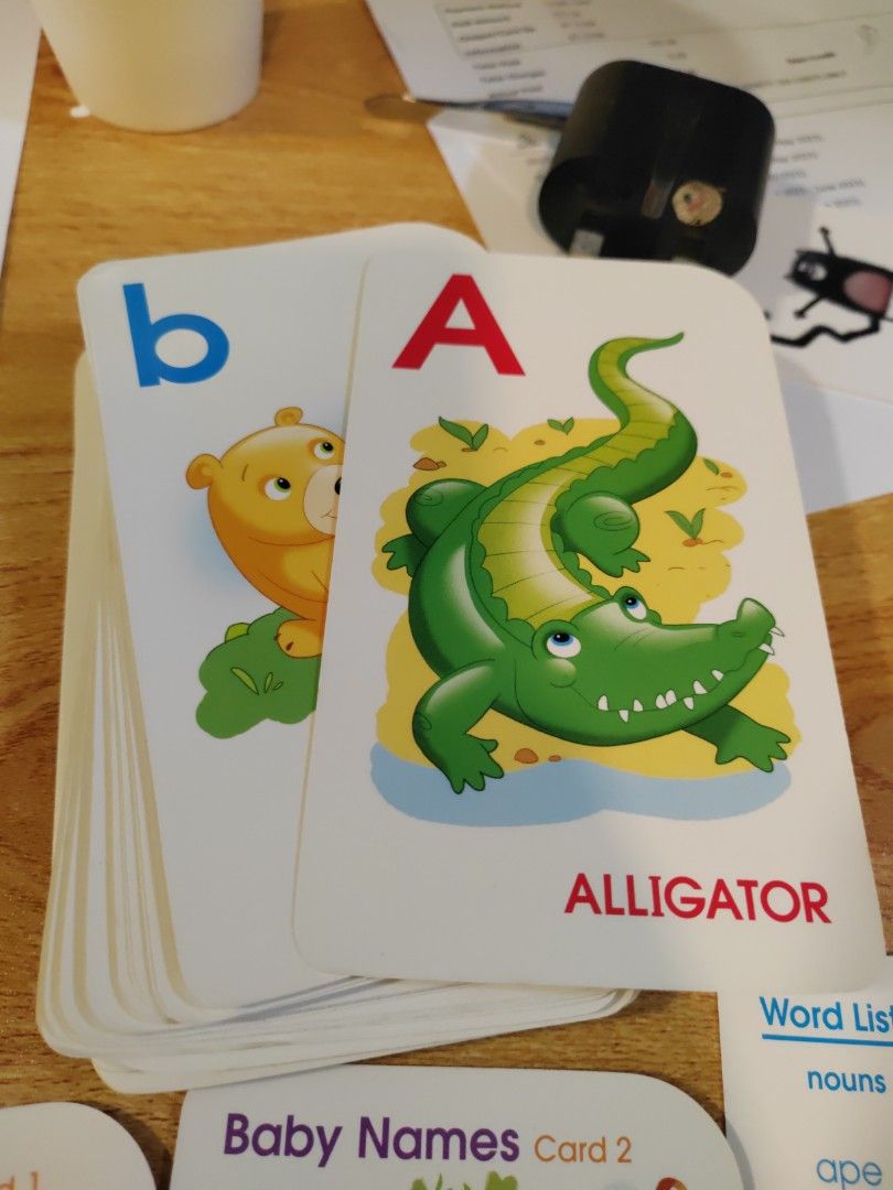 Go Fish Alphabets and animals flash cards games, Hobbies & Toys, Toys ...