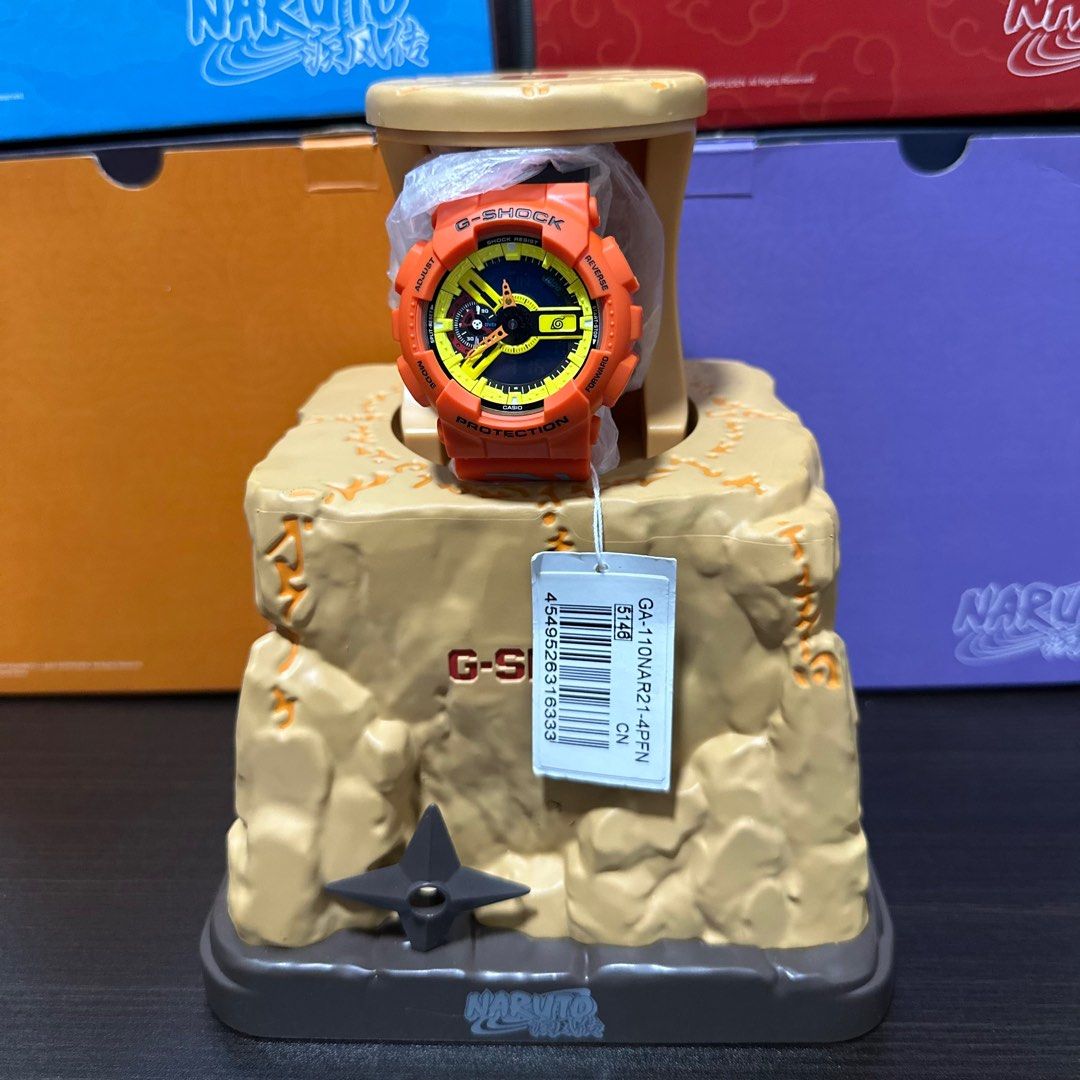 G-Shock NARUTO GA110 DW5600 | G Shock x Naruto NOS Complete Combo, Men ...