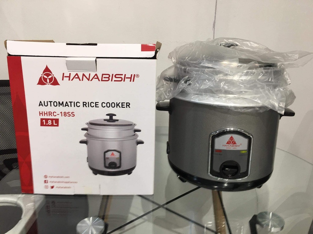 Hanabishi 1.8L Automatic Rice Cooker With Steamer HHRC-18SS on Carousell