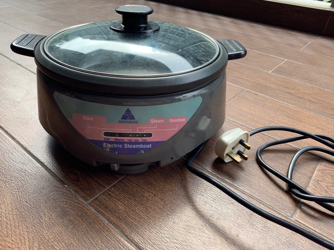 Hanabishi Electric Steamboat/hotpot, TV & Home Appliances, Kitchen ...