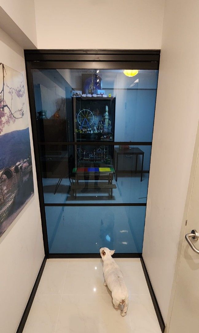 HDB /BTO /HDB RESALE ALUMINIUM Sliding Door, Furniture & Home Living ...