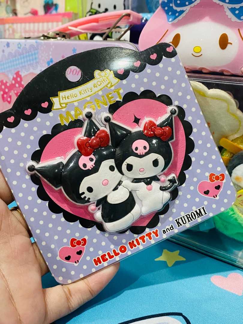 hello kitty x kuromi ref magnet on Carousell
