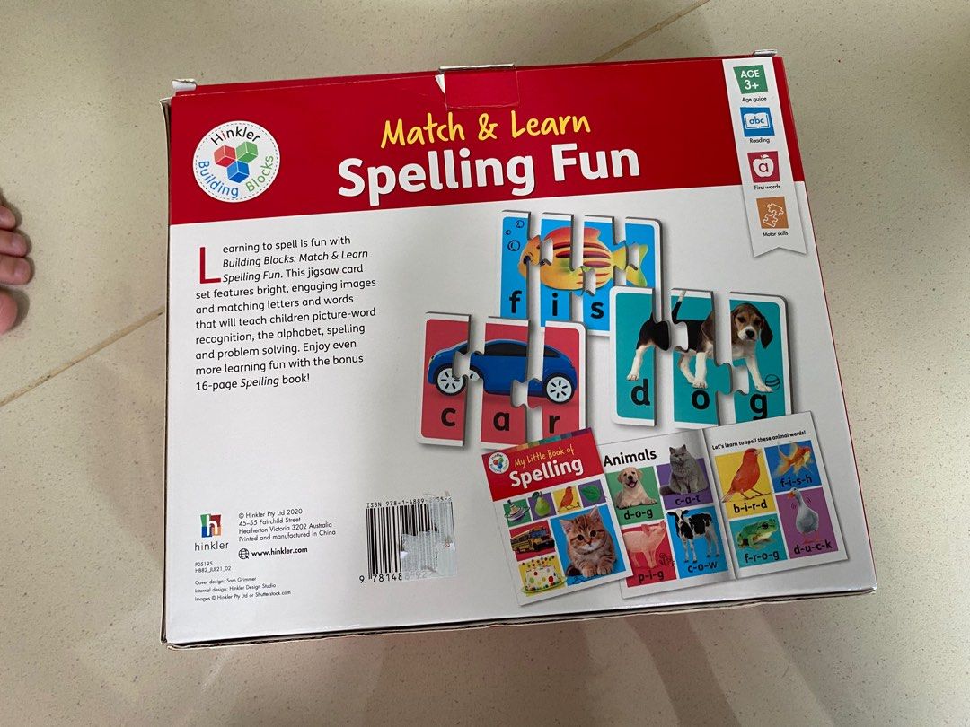 Hinkler building blocks English spelling puzzle/ educational puzzle ...