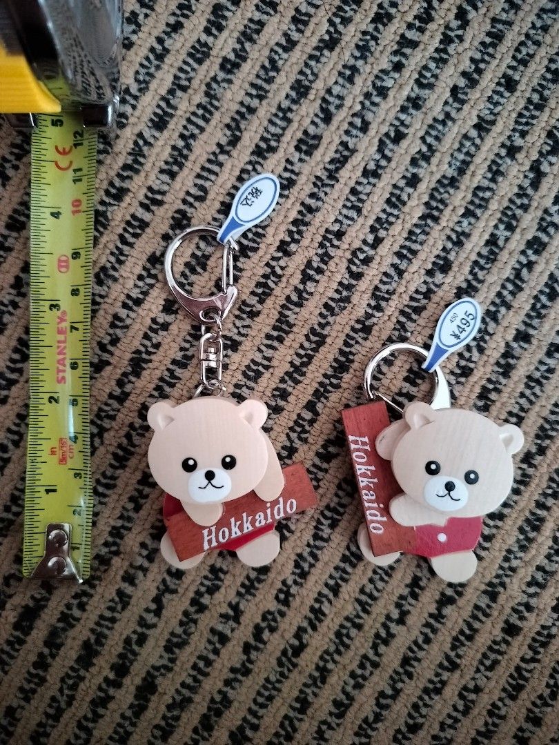 Hokkaido movable bear keychains, Hobbies & Toys, Toys & Games on Carousell