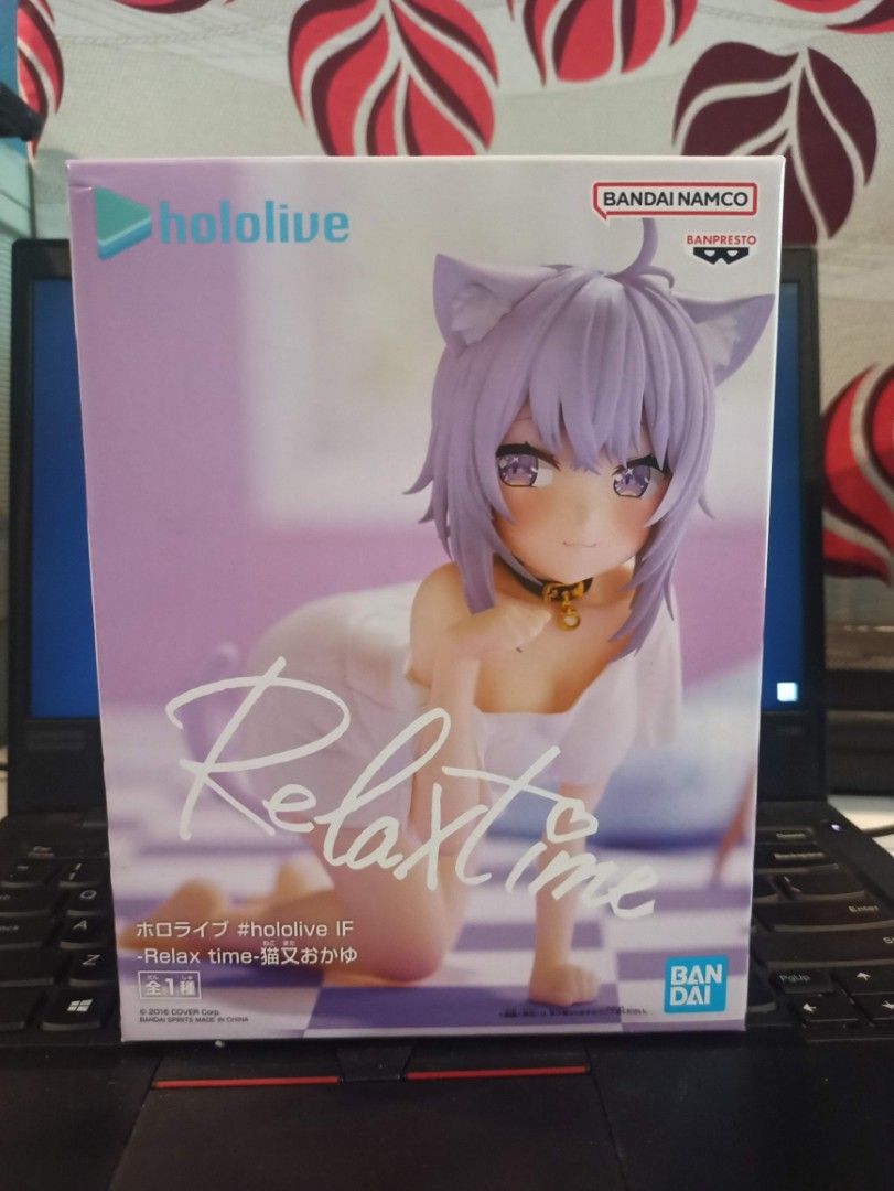 Hololive Relax - Okayu Nekomata, Hobbies & Toys, Toys & Games on Carousell