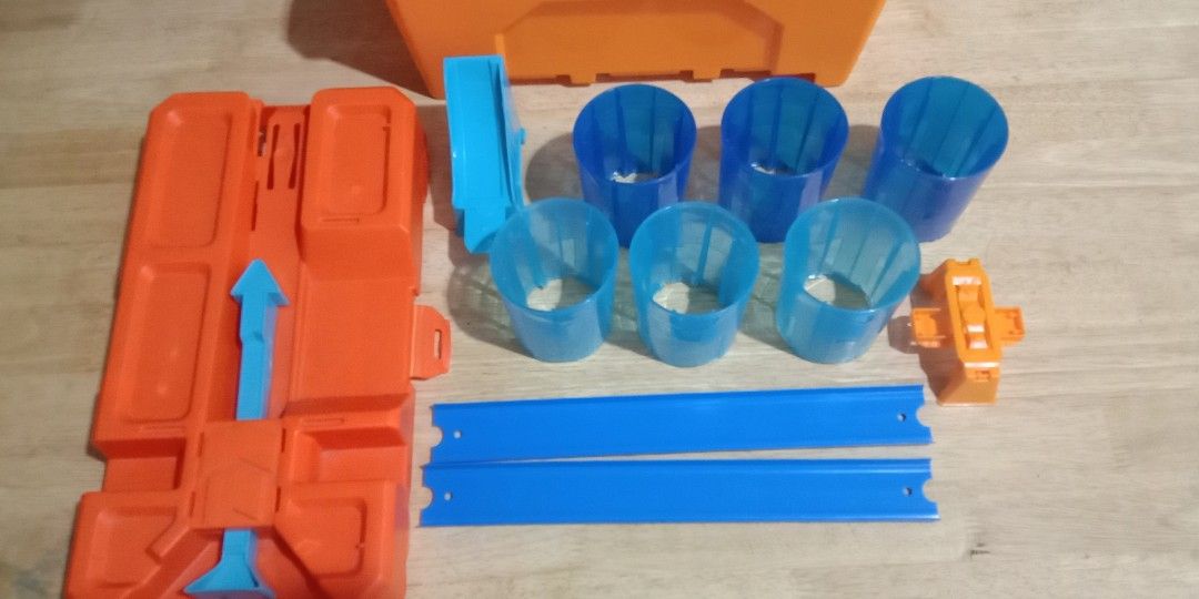 Hot Wheels Track Builder Barrel Box, Hobbies & Toys, Toys & Games on ...