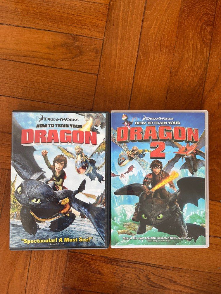 How to train your dragon DVD 1 & 2, 興趣及遊戲, 音樂、樂器 & 配件, 音樂與媒體 - CD 及 DVD ...