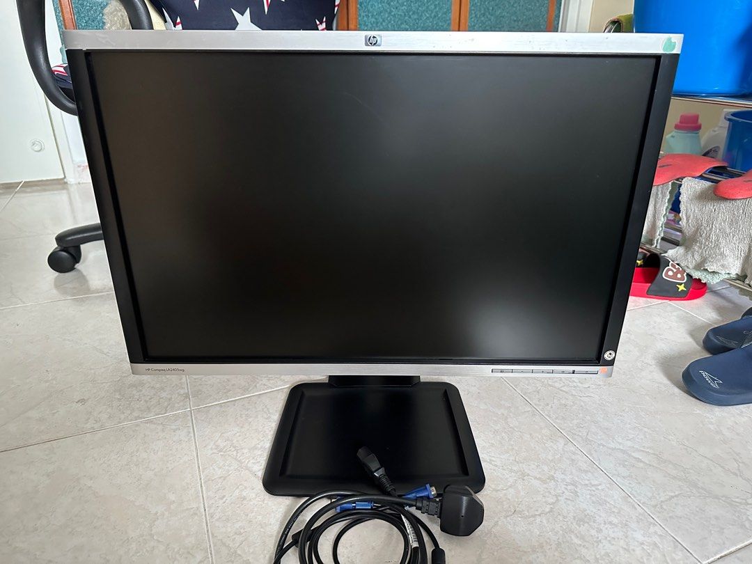 HP Monitor 24 inch, Computers & Tech, Parts & Accessories, Monitor ...