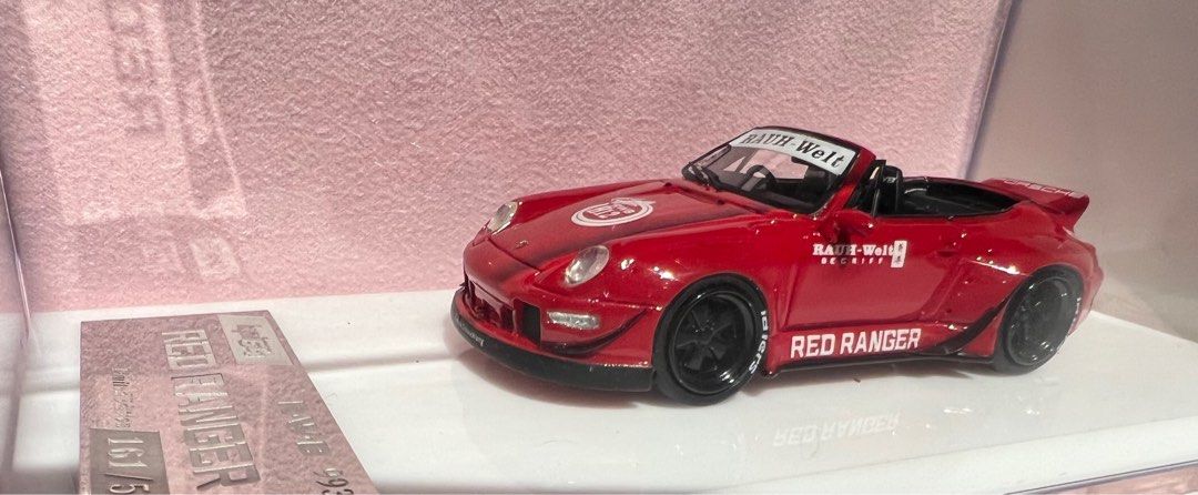 Hpi64 1/64 Porsche RWB Red Ranger Cabriolet New in Box, Hobbies & Toys ...