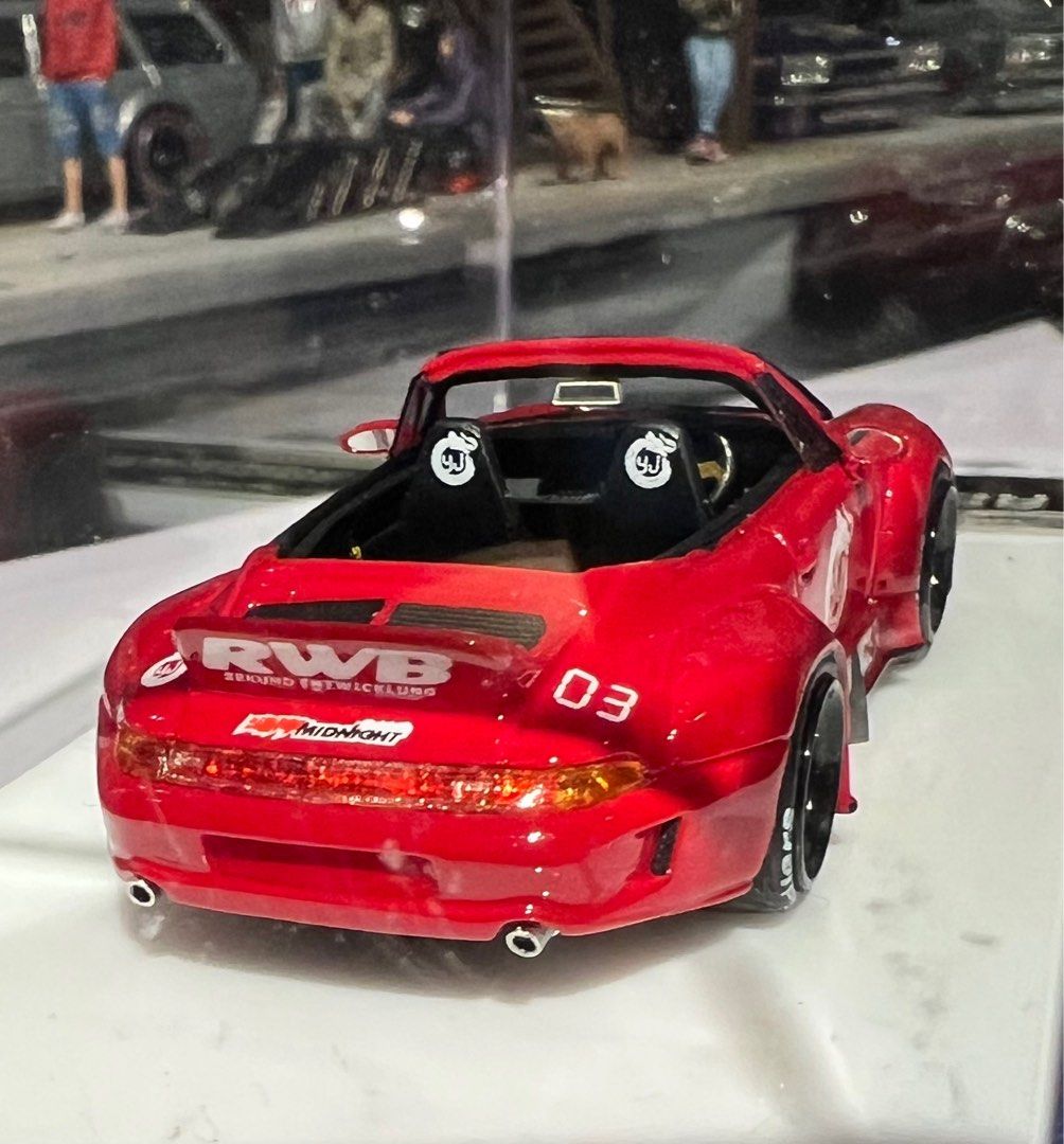 Hpi64 1/64 Porsche RWB Red Ranger Cabriolet New in Box, Hobbies & Toys ...