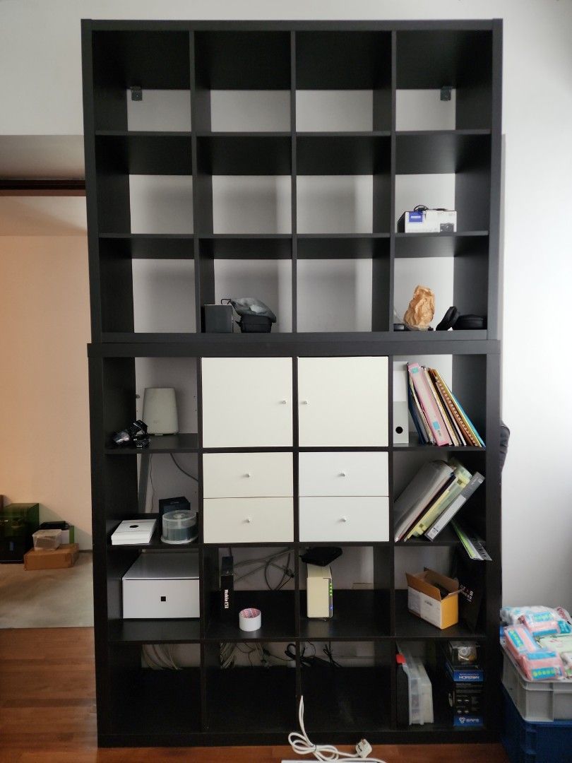 IKEA Kallax 4x4 & 3x4, Furniture & Home Living, Furniture, Shelves ...