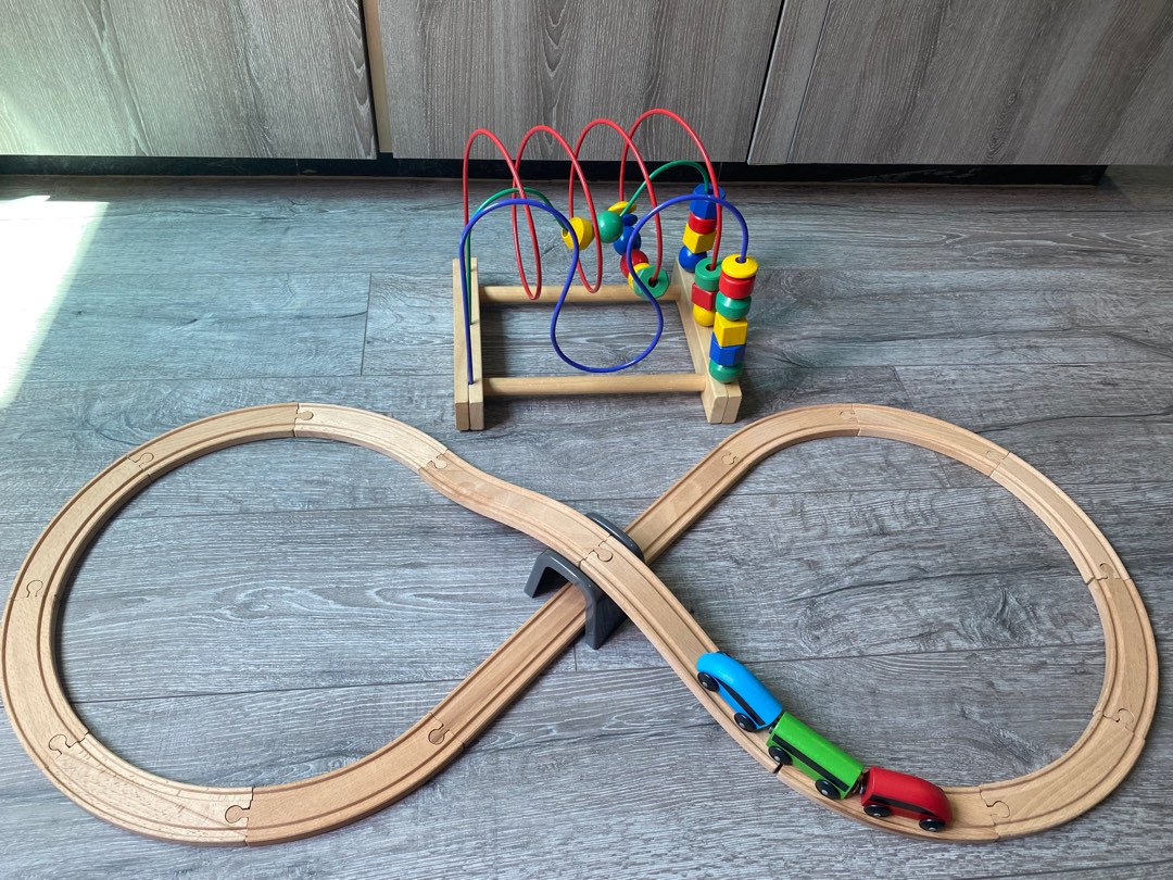 Ikea train set & beads roller coaster, Hobbies & Toys, Toys & Games on ...
