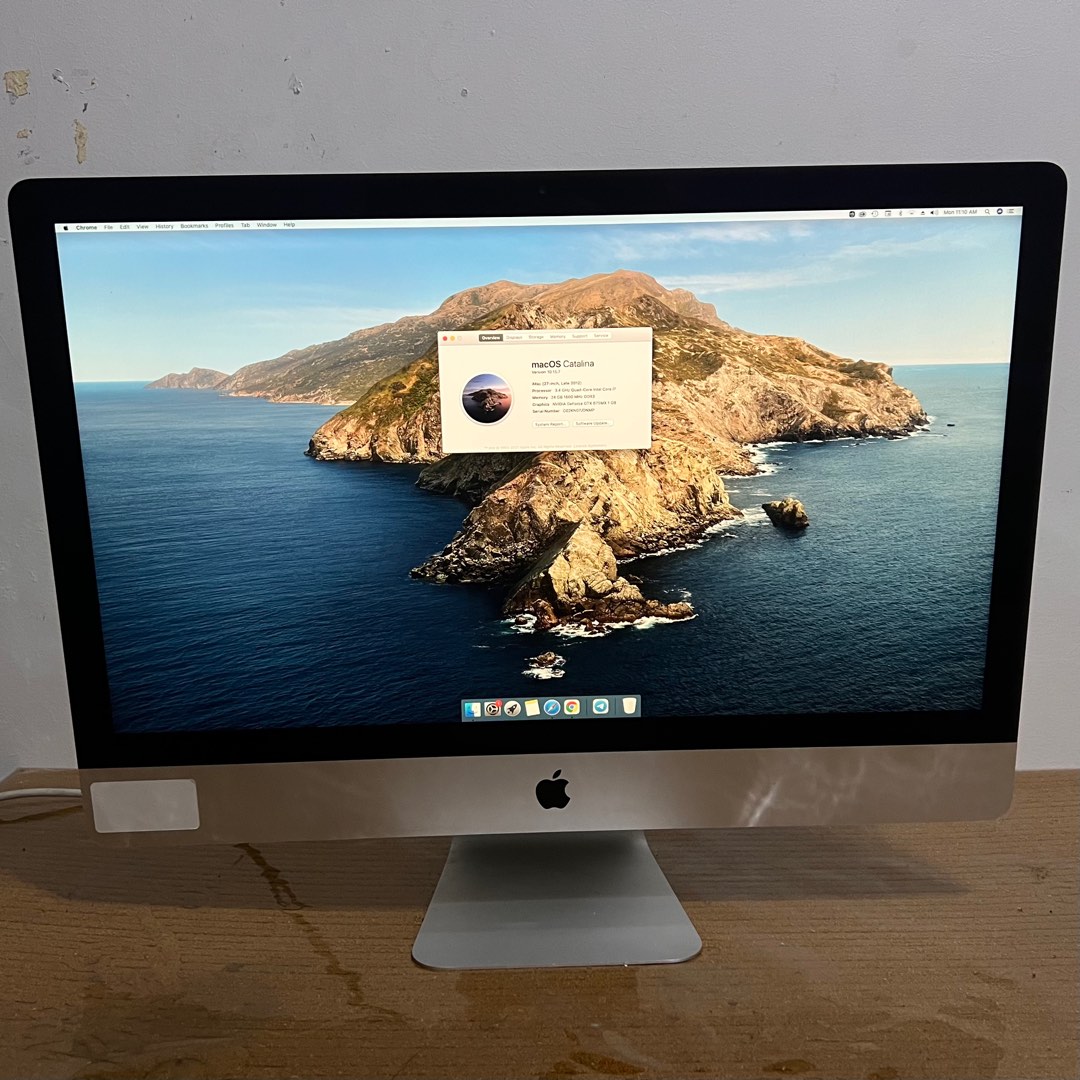 iMac 27-inch Late 2012 3.4 Ghz Intel Core i7 24 GB Memory NVIDIA on ...