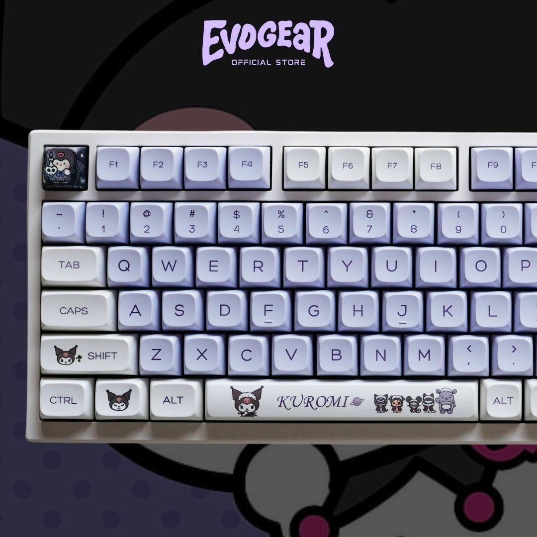 {SG LOCAL STOCK} Kuromi Keycaps (not keyboard) | English Keycaps | XDA ...