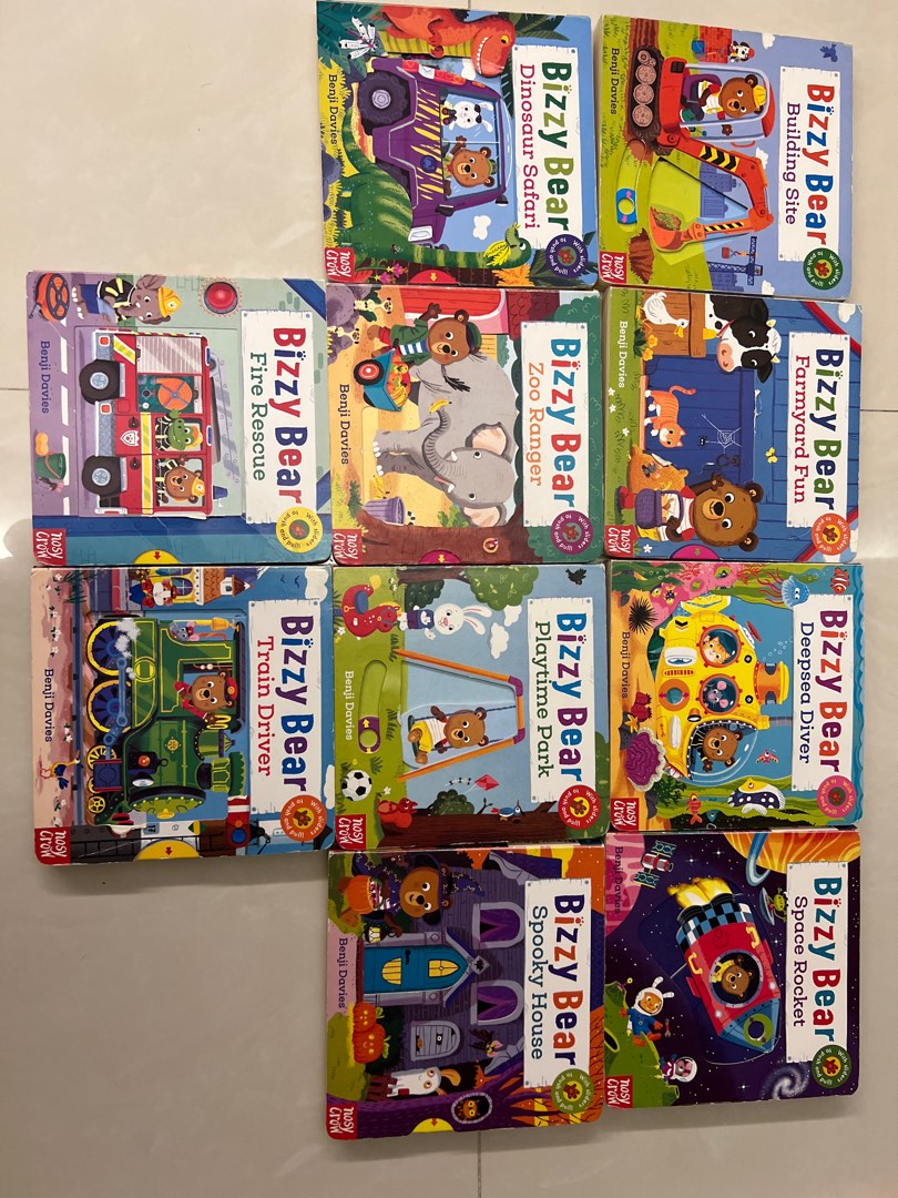 Interactive Bizzy Bear and Push Pull Slide Busy books, Hobbies & Toys, Books & Magazines ...