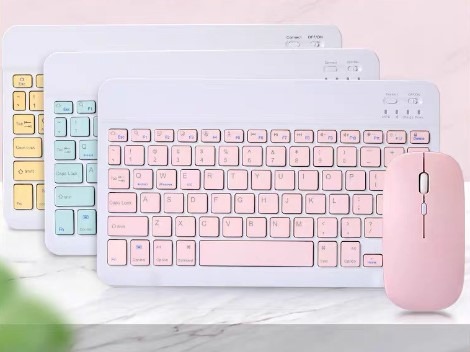 IPad Tablet Bluetooth Keyboard Apple Android Keyboard and Mouse Set ...