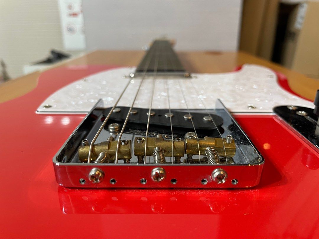 J&D Vintage Telecaster guitar in Fiesta Red, Hobbies & Toys, Music ...