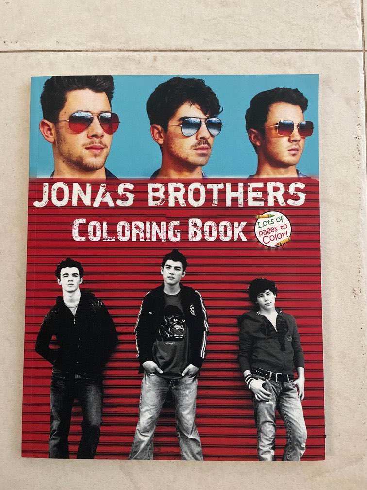 Jonas Brother colouring book, Hobbies & Toys, Memorabilia ...