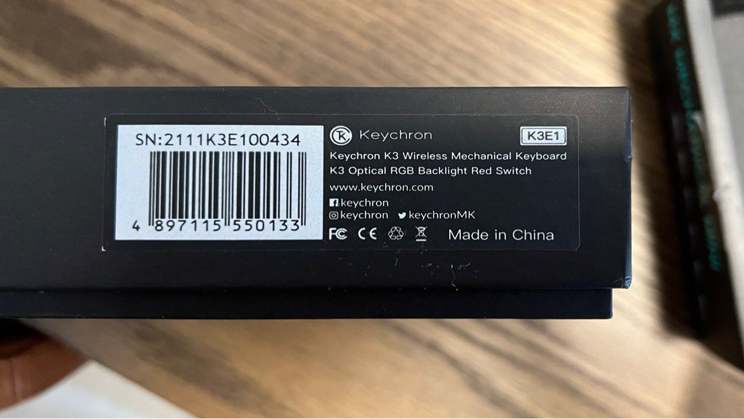 Keychron K3 v2 84 Key RGB Hot Swap Keychron Ultra Slim Low-Profile ...
