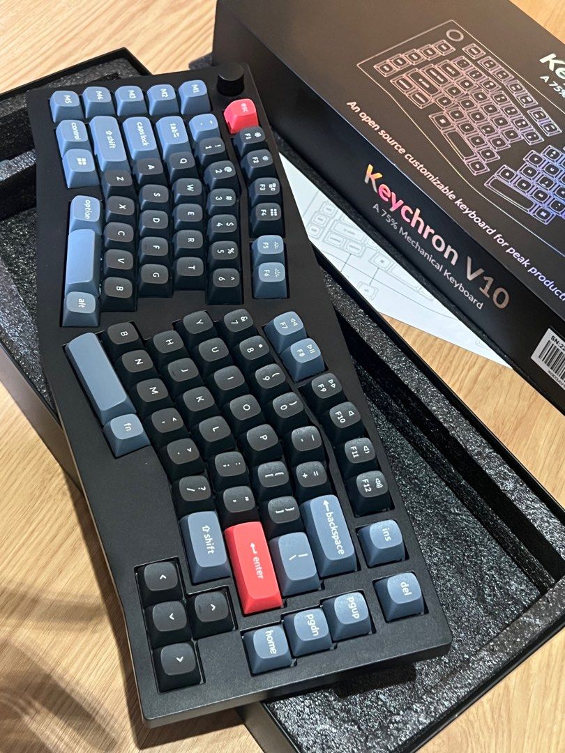 Keychron V10 *MODDED*, 電腦＆科技, 電腦周邊及配件, 電腦鍵盤及相關產品 - Carousell