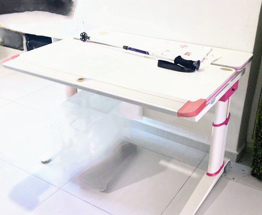 Kids Adjustable Height Study Table, Furniture & Home Living, Furniture ...