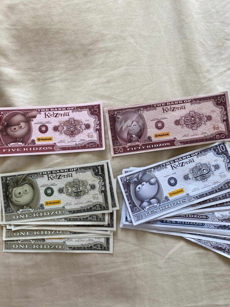 Kidzania Money (Kidzos), Hobbies & Toys, Memorabilia & Collectibles ...
