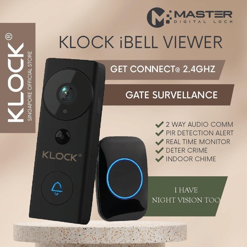 KLOCK FULL SYNCHRONISED GATE DOOR DIGITAL LOCKS, Furniture & Home ...