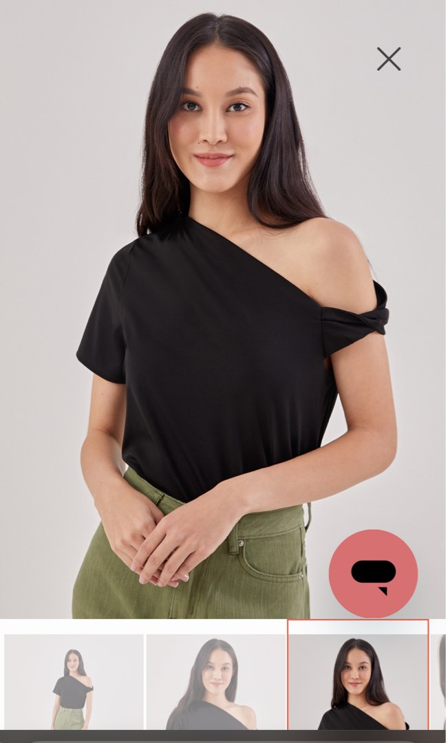 Laylin Asymmetrical Top, Women's Fashion, Tops, Other Tops on Carousell