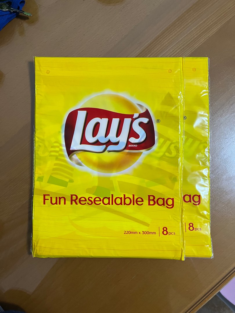 Lay's Fun Resealable Bag, Furniture & Home Living, Kitchenware ...