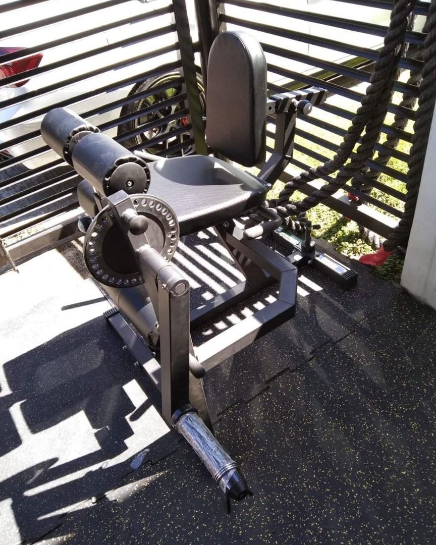 Leg Curl / Leg Extension Dual Plate Loading on Carousell