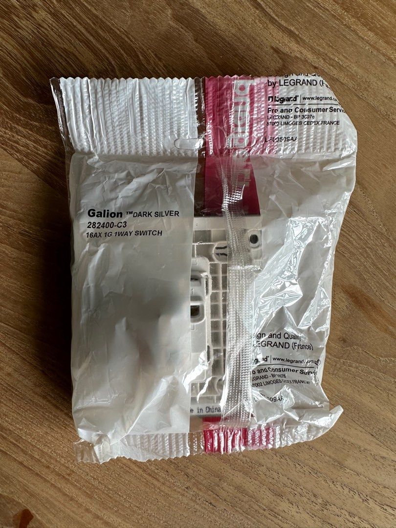 Legrand Galion Dark Silver Switch, TV & Home Appliances, Electrical ...