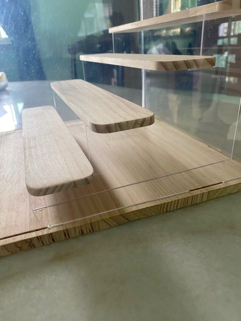 Light Wooden Exhibition Box (For your POPMARTS), Furniture & Home ...